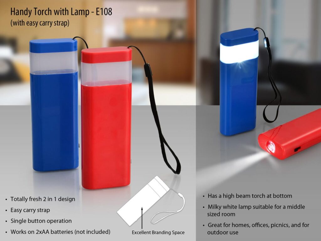 Custom Corporate Gifts | Big Torch with lamp for employees