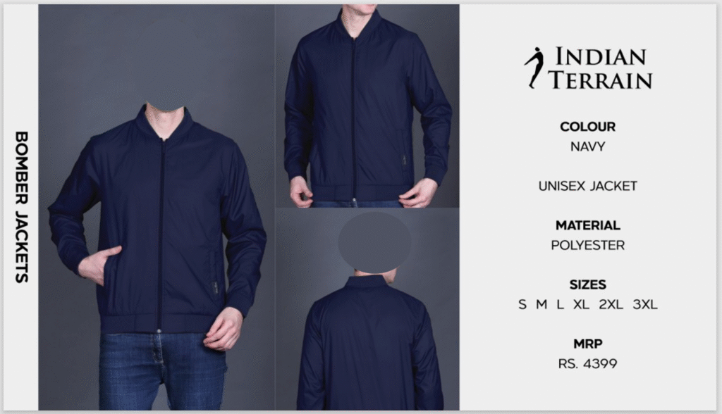 Indian Terrain Bomber Jackets for employee festival gifts Bangalore